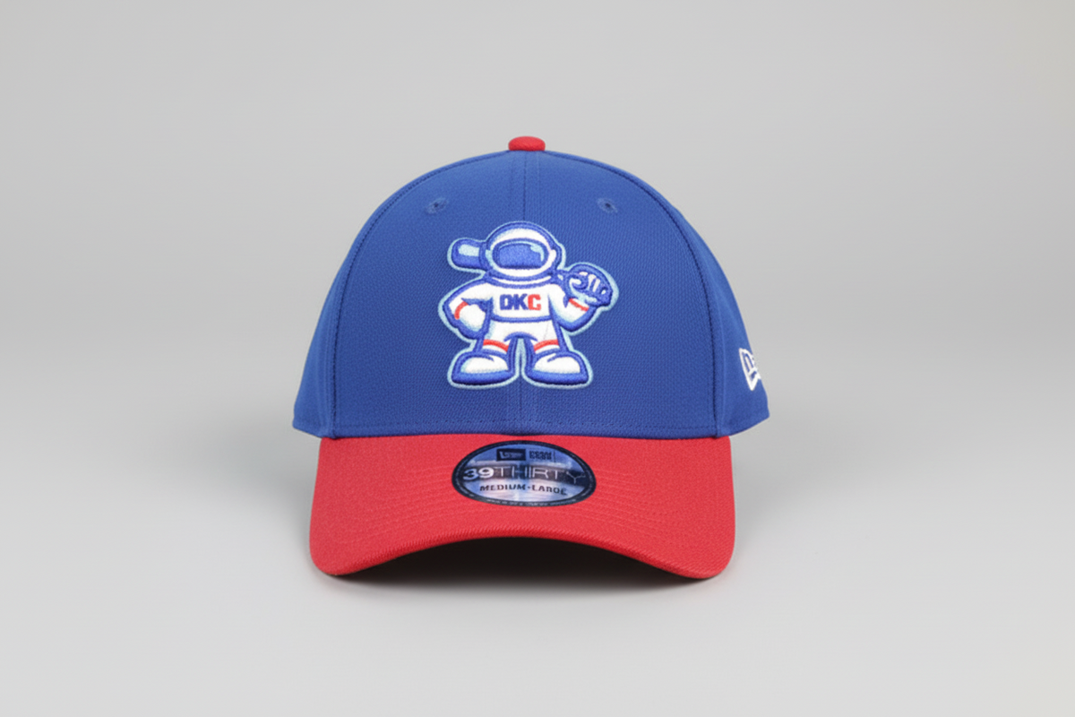 OKC Comets Astro Blue and Red 39/30 Cap – Oklahoma City Comets Official ...